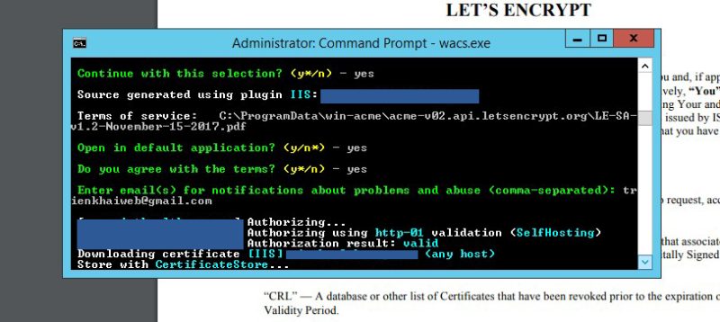 Hướng dẫn cài đặt Let's enscript cho IIS trên windows server - HỌC VIẾT ...