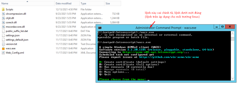Hướng dẫn cài đặt Let's enscript cho IIS trên windows server - HỌC VIẾT CODE