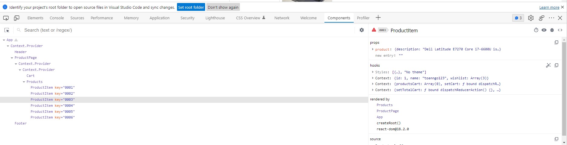 Debug (gỡ lỗi) React component thông qua React Developer Tools - HỌC VIẾT CODE
